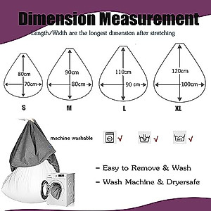 Morbuy Bean Bag Chair Cover for Kids Adults (No Filler), 3D Palms Soft Lazy Sofa Bed Cover Washable Oversized Storage Bean Bag Cover for Living Room, Indoor, Outdoor (S,Clouds)