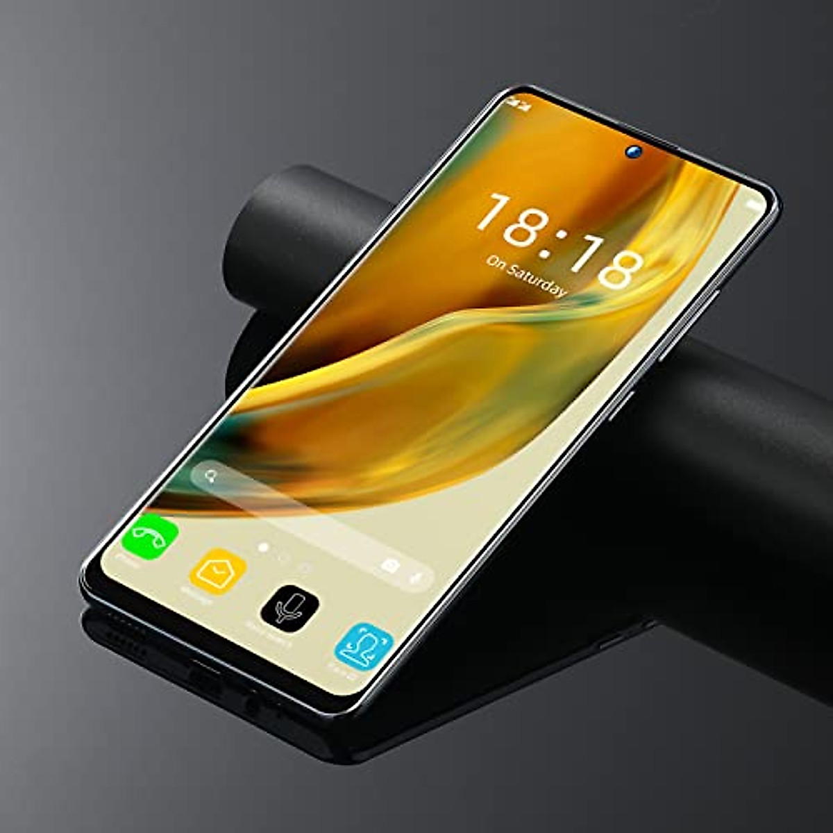 CHICIRIS Mix 4 Phone, Unlocked Cell Phone 16GB 1T Face Recognition Black for Study (Black)