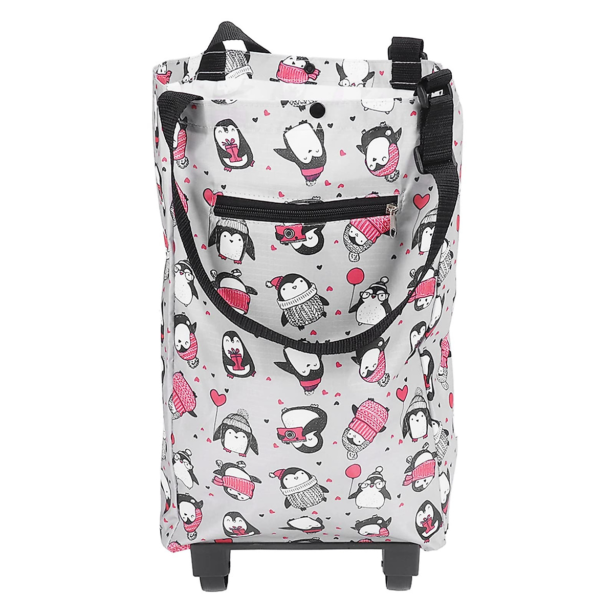 EASTALOLO Household Shopping Cart Foldable Grocery Trolley for Elderly Outdoors