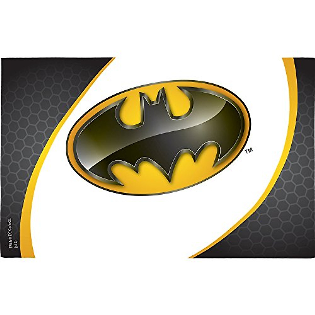 Tervis DC Comics Batman Logo Made in USA Double Walled Insulated Tumbler Travel Cup Keeps Drinks Cold & Hot, 16oz, Black Lid