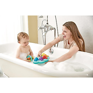 Hape Music Fountain Bath Toy| Whale Bathtub 2 Play Modes Toy with Music| Bathroom Shower Toy for Toddlers