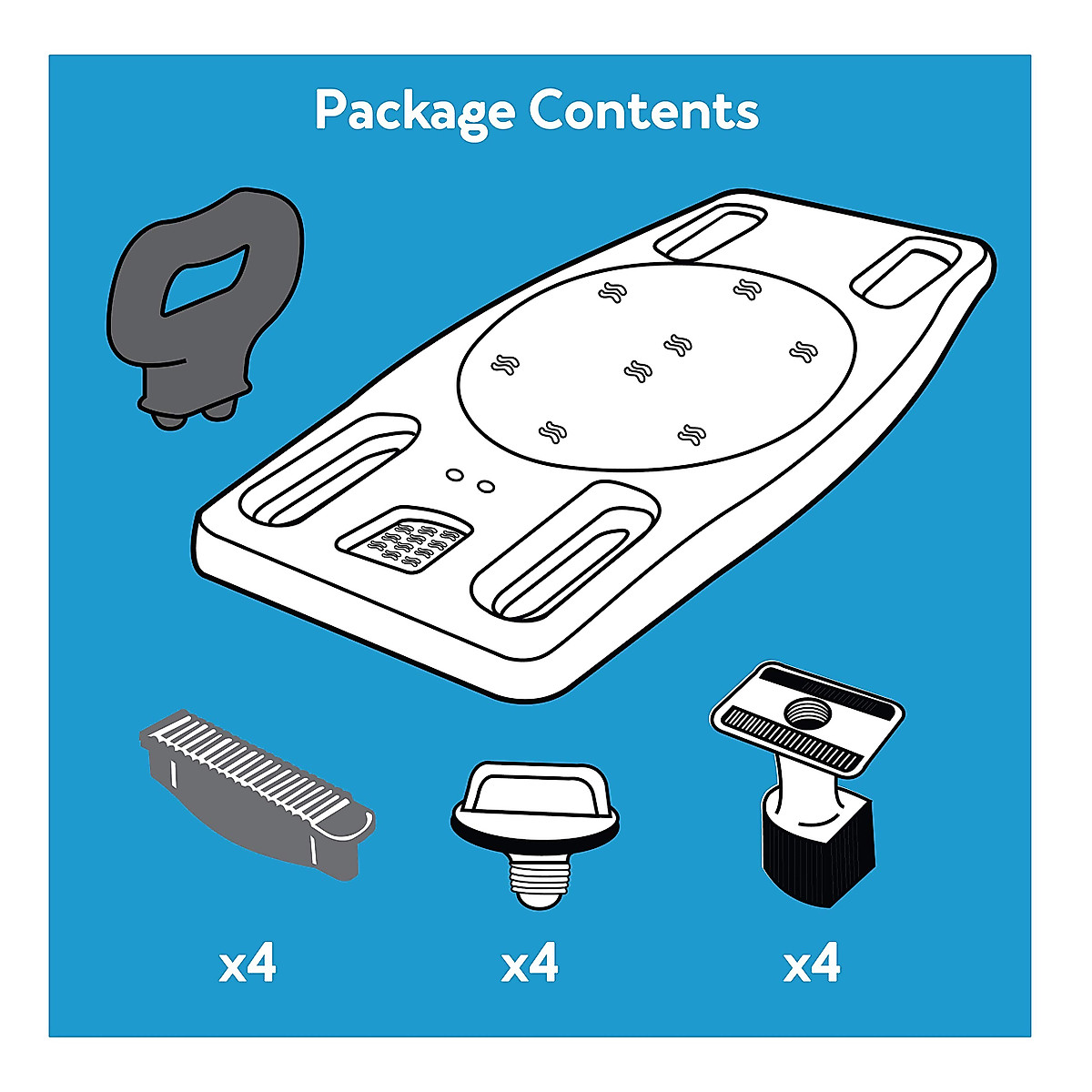 Carex Portable Shower Bench - Shower Bath Seat - Fits tub having width in the range of 19"-28". Comfortable Contoured Seating Area with 300 Pound Weight Capacity, Portable and Easy to Store