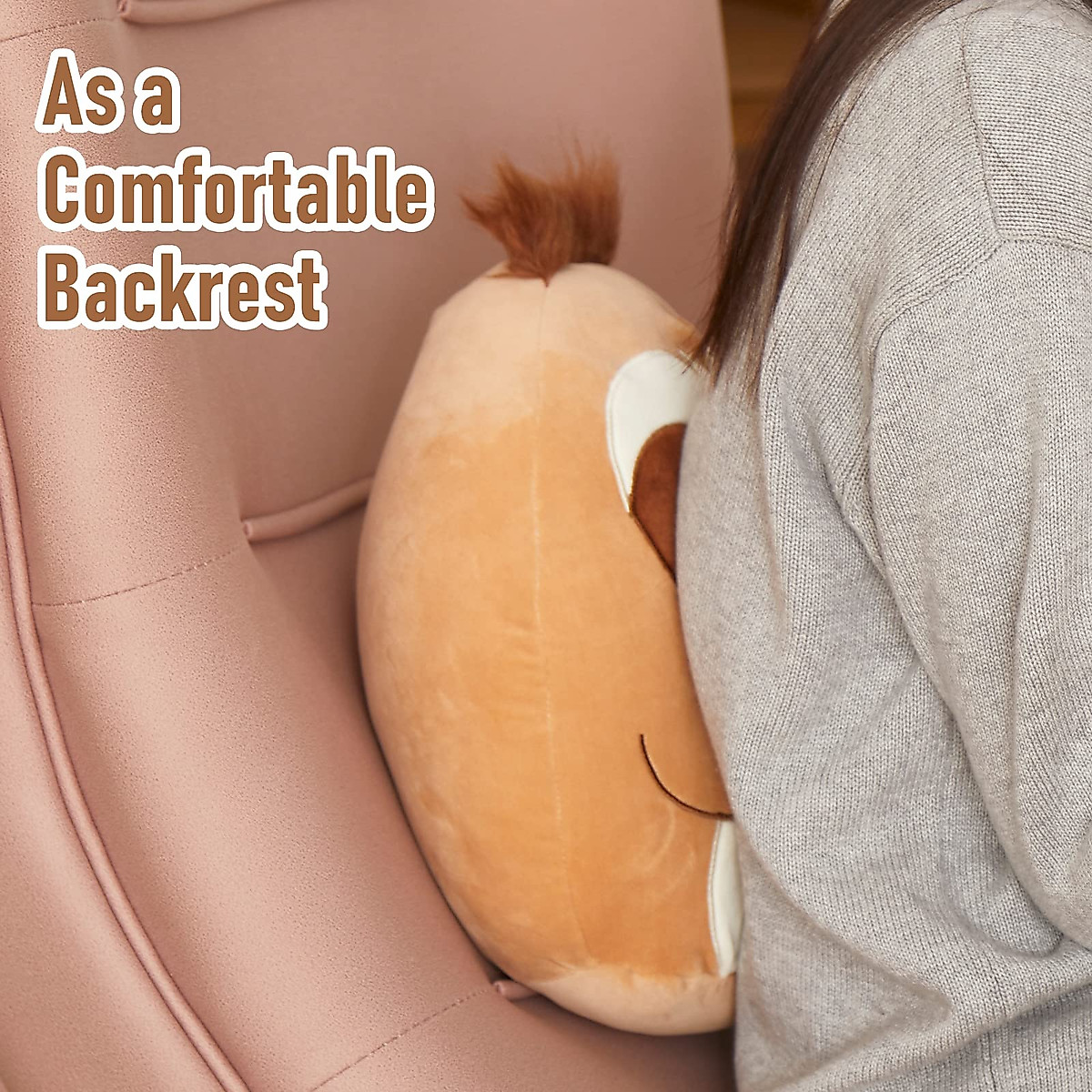 CozyWorld 12" Sloth Stuffed Animal Plush Pillow, Soft Sloth Plush Toys with Tea, Collect Sloth Gift for Adult, Kids, Boys, Girls