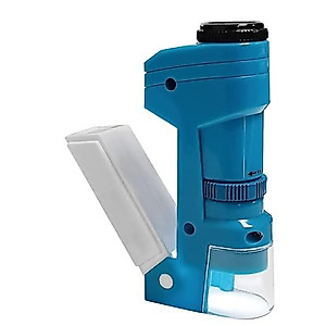 Pocket Microscope for Kids,Portable Handheld Science Educational Toys for Age 4+ Year Old Boys and Girls,50x Zoom,Interactive Learning,Nature Exploration Gift to Students Mini Stemscope with Light