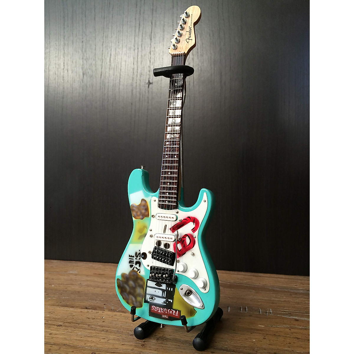 Billie Joe Armstrong"Blue" Green day Mini Guitar Replica Model