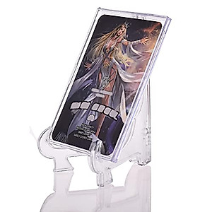 UTCTBC Trading Card Sleeves Top Loaders 20 pcs Hard Acrylic Card Protector Clear Card Brick + 5 Display Stand Fit for Standard Sports Cards,Baseball Card Holder Cases Collectibles