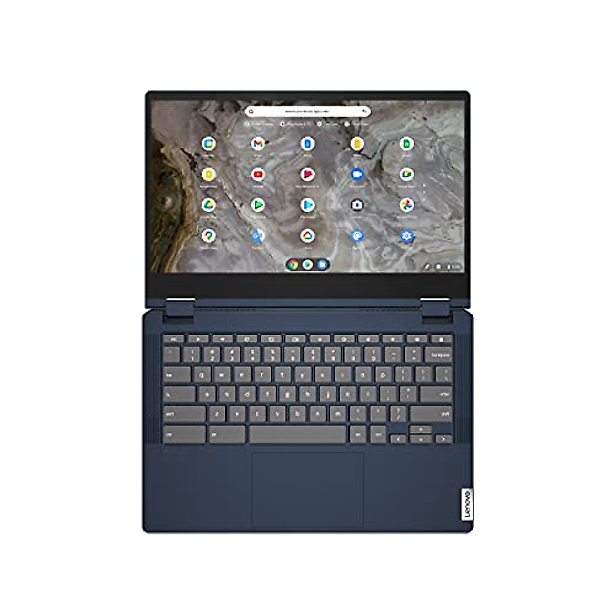 Lenovo Flex 5i 13 Chromebook 2-in-1 Laptop, Intel Core i3-1115G4, 8GB RAM, 64GB Storage, Intel UHD Graphics, 13.3" FHD Touchscreen Display, Chrome OS, Abyss Blue