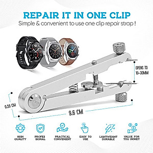 W&S Spring Bar Plier Tool - to Remove and Replace Watch Spring Bar Pins, Watch Straps and Watch Bands