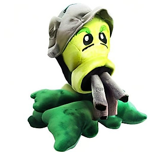 ENOMIN Cute Plant Plush Toy - 12 Inch Peashooter from PVZ, Ideal for Kids & PVZ Fans, for Halloween & Christmas