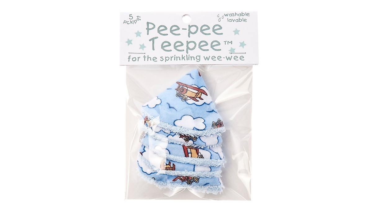 Beba Bean Peepee Teepees - Reusable Baby Boy Pee Shields (5 Pack)