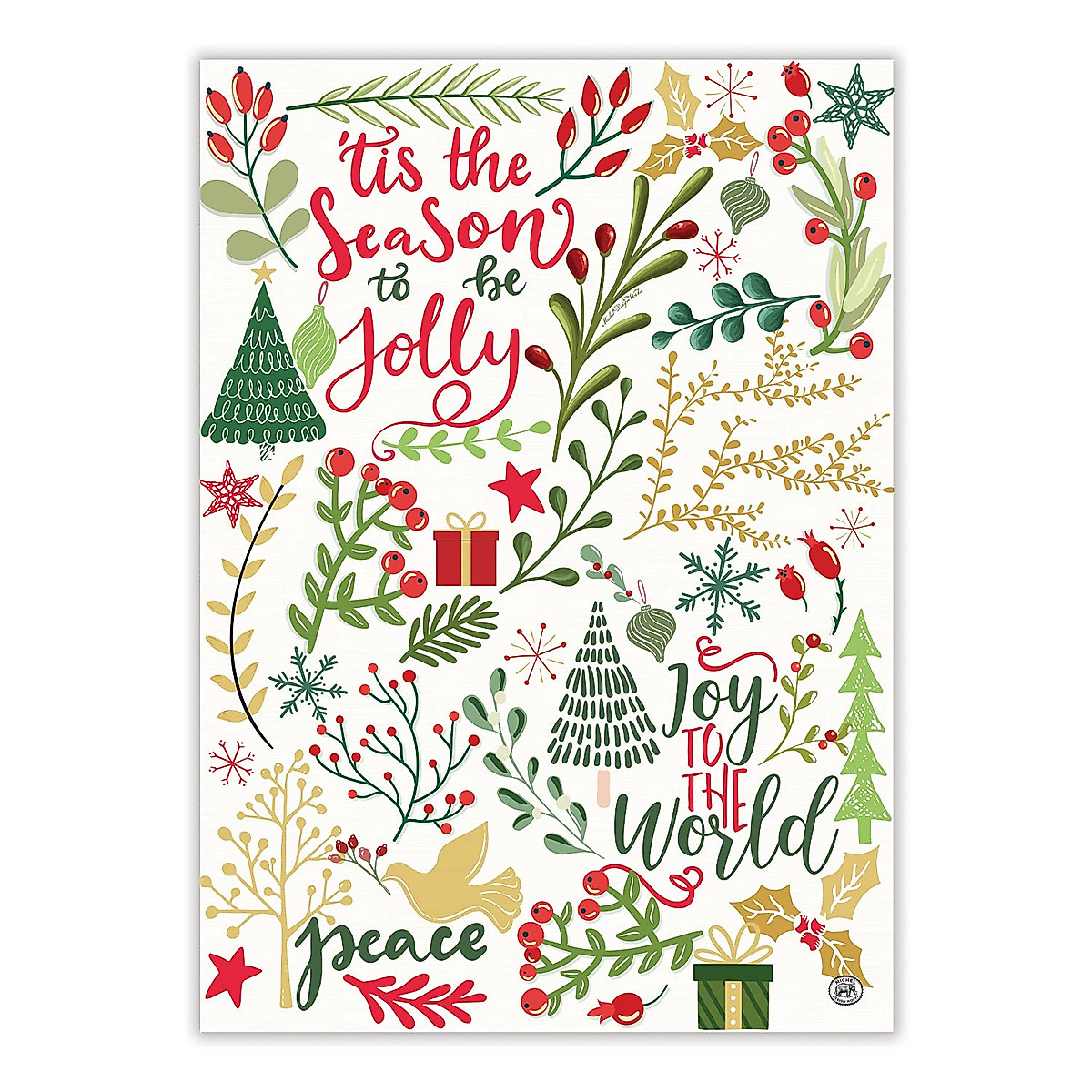 Michel Design Works Kitchen Towel, Joy to The World