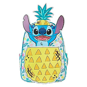 Loungefly Disney Backpack: Pineapple Stitch Mini-Backpack, Amazon Exclusive