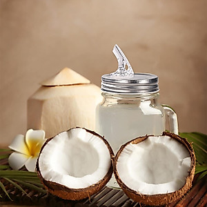 Mason Jar Pour Spouts. free flow Mason Jar Pour Spouts, mason jar for spout regular mouth size 70mm dispenser germination cover. Suitable for any liquid. LeakProof 2Pack + 4 Black Lid Caps (2 Pack