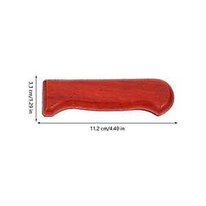 Hemoton Kitchen Knife Handle Wooden Cutter Hand Grip Knife Repair Handle Chef Knives Replacement for DIY Knife Making Accessory