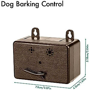 ZNFSZ Anti Barking Control Device,2023 New Ultrasonic Dog Bark Deterrent,Upgrade Mini Sonic Anti bark Repellent 50 FT Range,Ultrasound Silencer No Bark Training Control Device Security for Dogs