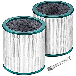 NXBHG TP01 TP02 Replacement Filter 2 Pack Compatible with Dyson Pure Cool Link TP01, TP02, TP03, BP01, AM11 Tower, NXBHG 360° True Filter, Compare to Part # 968126-03
