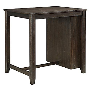Lexicon Daye 3 Piece Wood Counter Height Dining Set in Dark Cherry