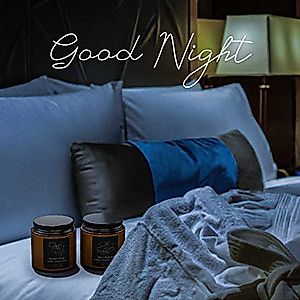 TRINIDa Relax & Recharge - Sleep Candles Gifts for Men, Aromatherapy Scented Candles Gift Set for Anxiety Relief & Promotes Sleep, Anniversary Birthday Bath Relaxation Candles Gifts for Men