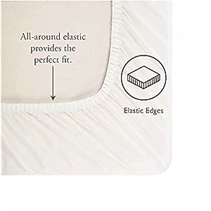 Laura Ashley Home - Percale Collection - 6-Piece Percale Weave Sheet Set - 100% Cotton Bedding - Cool, Crisp, and Breathable, Queen, Jaynie Winter Green