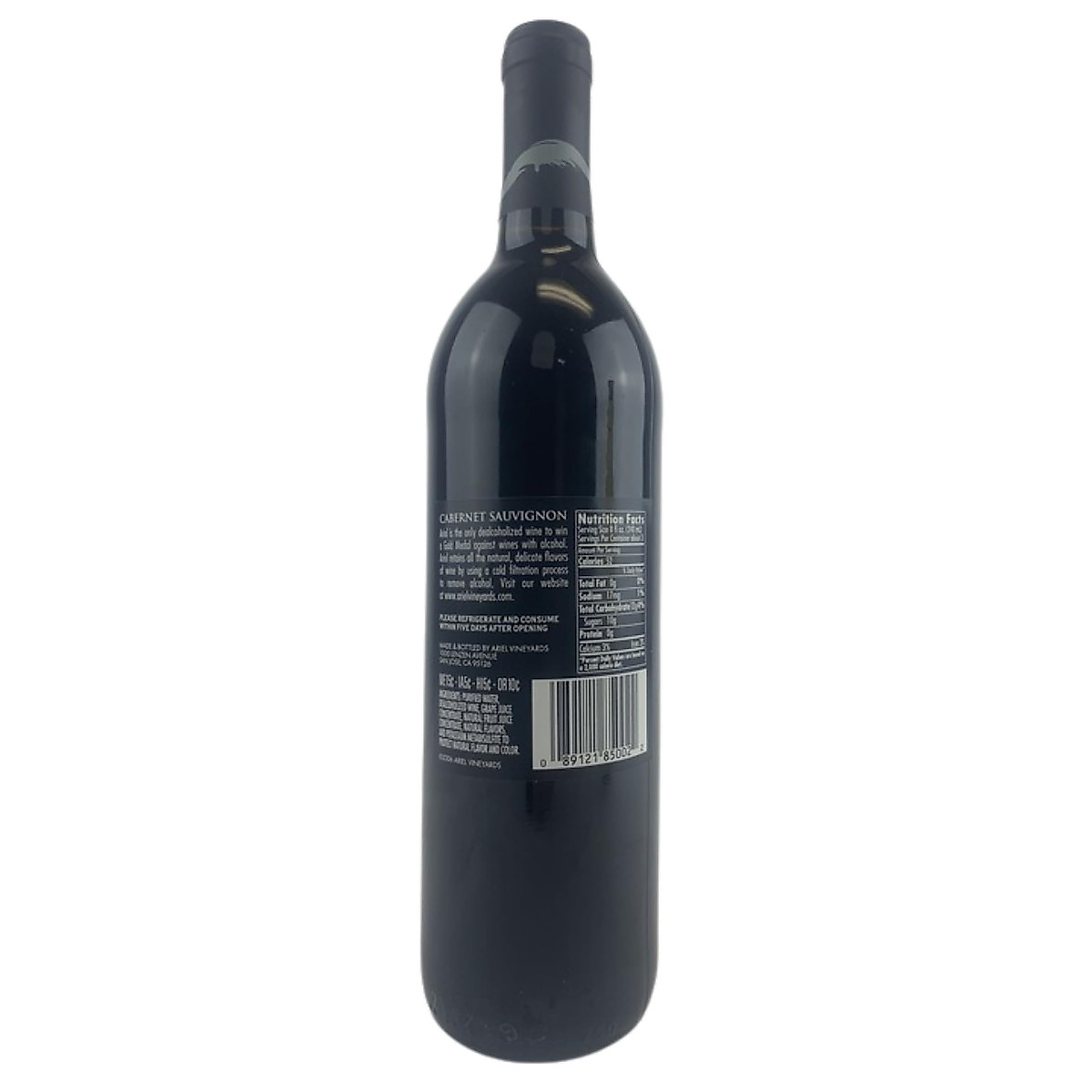 Ariel Cabernet Sauvignon Wine 750ML 2 PACK Alcohol Removed Dealcoholized 25.4 oz Red Oak Aged