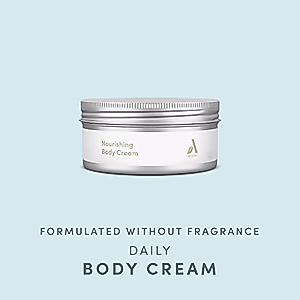 Amazon Aware Nourishing Body Cream with Vitamin E & Shea Butter, Vegan, Formulated without Fragrance, Dermatologist Tested, 6.7 fl oz