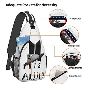 SSNDFVY Women & Men Anime Cartoon Large Capacity Sling Bag Crossbody Bags Backpack Shoulder Bag Chest Bags For Travel Hiking Gym Outdoor-A20
