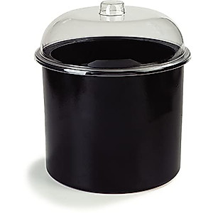 Carlisle FoodService Products Coldmaster Ice Cream Server Insulated Crock with Lid for Kitchens and Restaurants, Plastic, 3 Gallons, Black