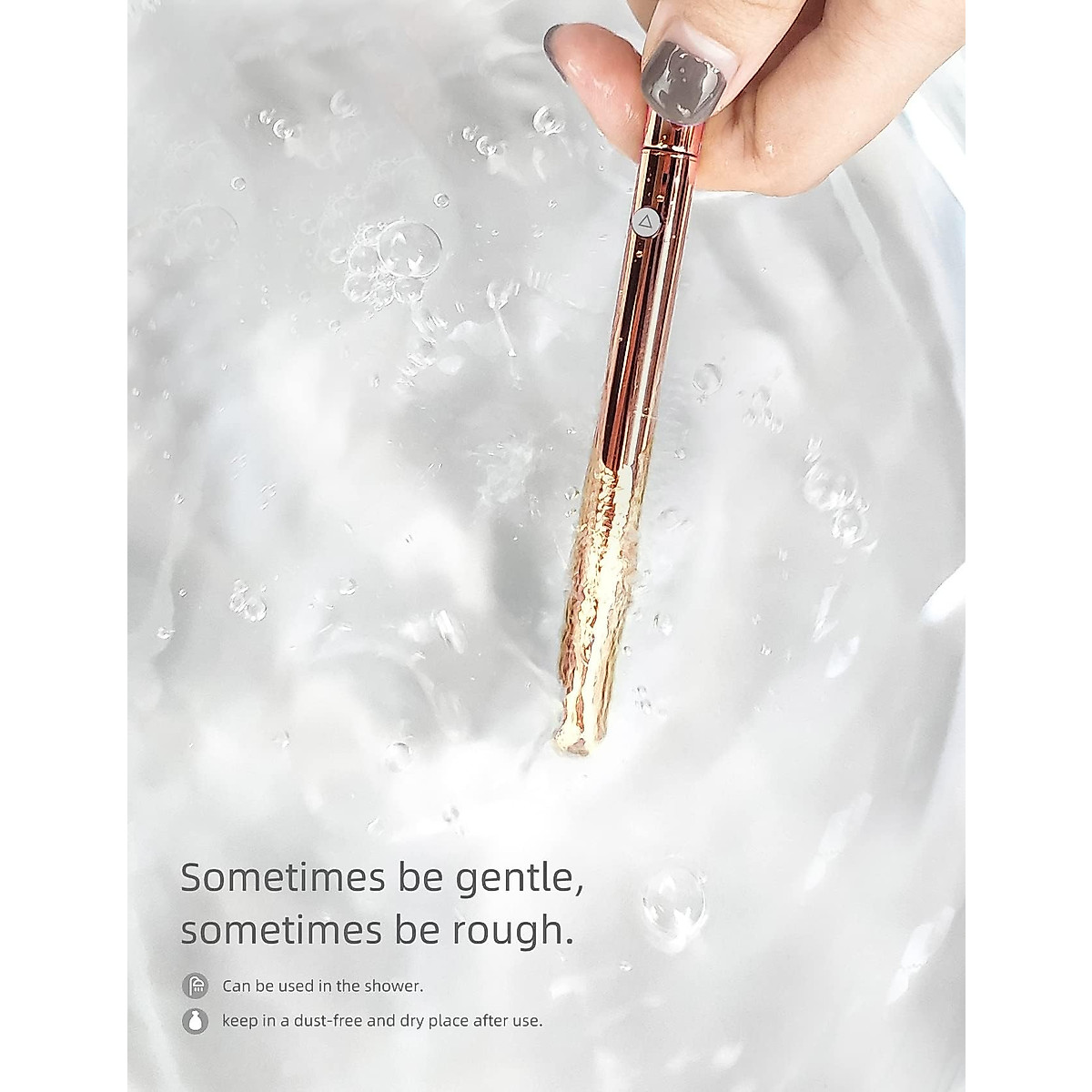 Rose Gold Necklaces for Women Long Pendant Necklace with Adjustable Chain Necklace Extender, Rechargeable Necklace Jewelry for Women Trendy