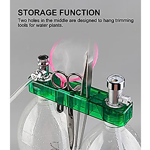 Clscea DIY CO2 Generator System Kit with Safety Valve 1 Second Quick Reaction for Aquarium Plants Integrated Design