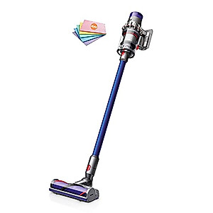 Dyson V10 Allergy Cordless Stick Vacuum Cleaner: 14 Cyclones, Fade-Free Power, Whole Machine Filtration, Hygienic Bin Emptying, Wall Mounted, Up to 60 Min Runtime, Blue