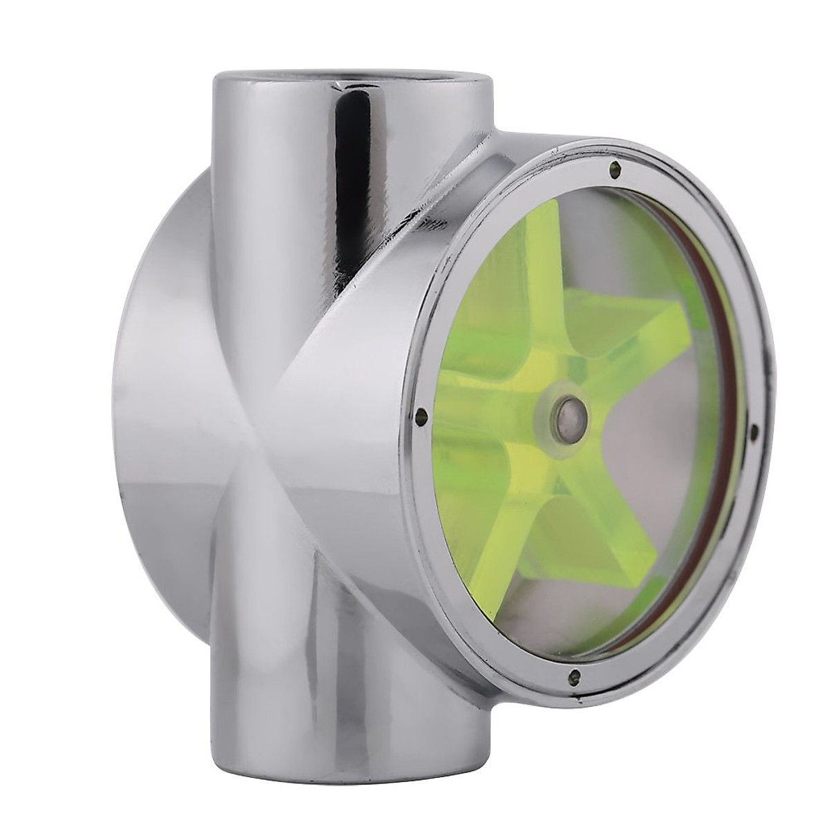 Water Indicator,Tungsten Alloy G1/4" Standard Female to Female Thread Computer Water Cooling Indicator