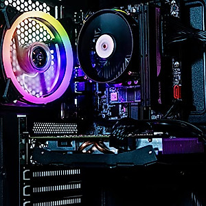 ViprTech Mutineer Gaming PC Desktop - Intel Core i7 (3.8GHz), GeForce GTX 1660 Super 6GB, 16GB RAM, 512GB NVMe SSD, RGB Keyboard Mouse Mousepad, WiFi, Bluetooth, Win 10 Pro, Streaming, Editing, Black