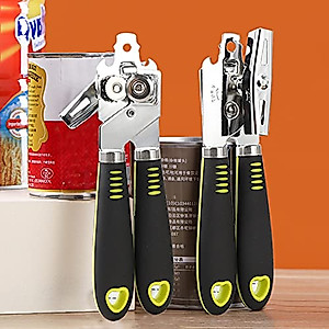Can Opener, Multifunctional Manual Can Opener - Bottle Opener