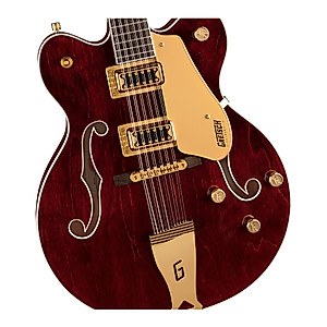 Gretsch G5422G-12 Electromatic Classic Hollow Body Double-Cut 12-String Guitar with Gold Hardware and Laurel Fingerboard (Right-Handed, Walnut Stain)