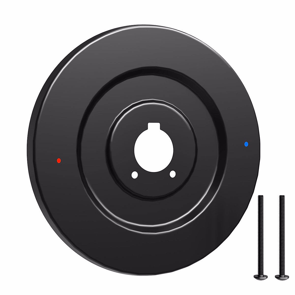 Escutcheon Replacement for Moen 16090 Chateau Collection, for One-Handle Tub and Shower Faucets, Matte Black