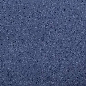 Flash Furniture Luis Contemporary Blue Fabric Adjustable Height Barstool with Barrel Back and Chrome Base