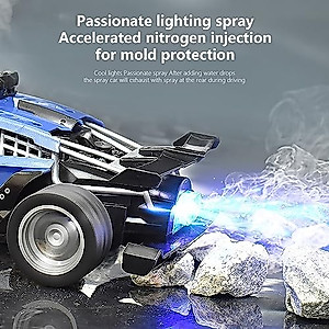 Usdian Remote Control Water Spr𝘢y Four-Wheel Drive Drift 𝘛𝘰𝘺 Car, High Speed Rechargeable Lighted Boy Remote Control Racing Car