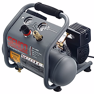 Senco PC1010N 1/2 Hp Finish & Trim Portable Hot Dog Compressor, Grey