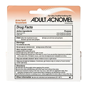 Adult Acnomel Acne Medication Cream, 1.3 Ounces