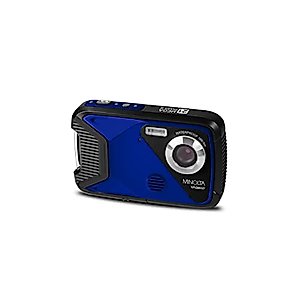 Minolta MN30WP 21 MP / 1080P HD Waterproof Digital Camera (Blue)