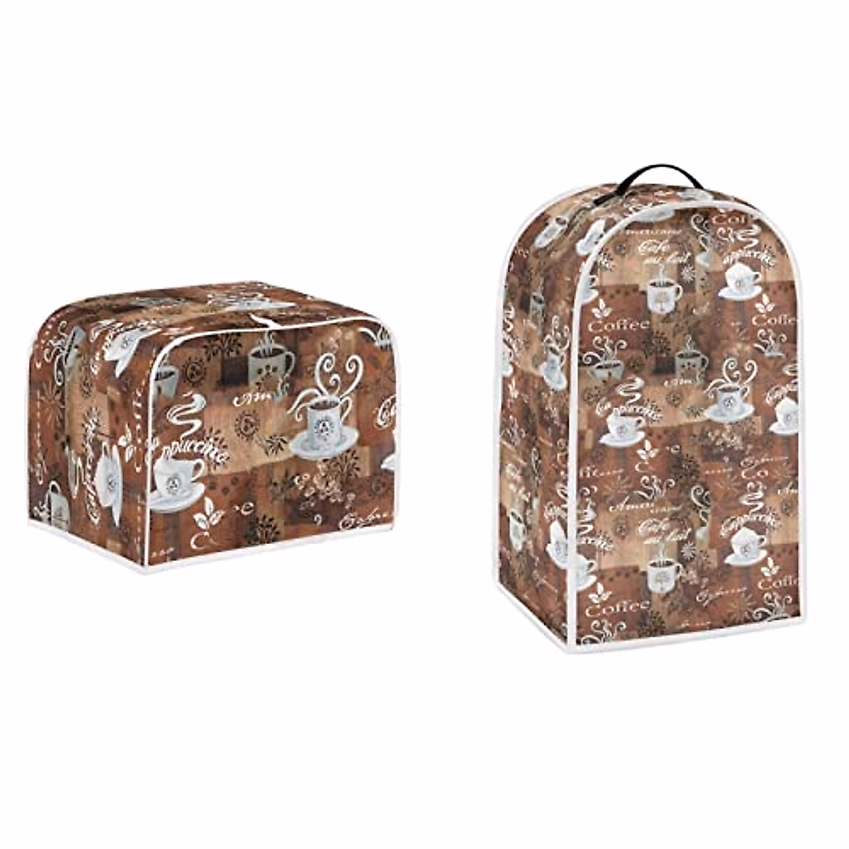 Pointodoor Coffee Maker Appliance Covers Washable Kitchen Blender Dust Cover Bread Maker Toaster Cover 2 Slice Kitchen Accessories