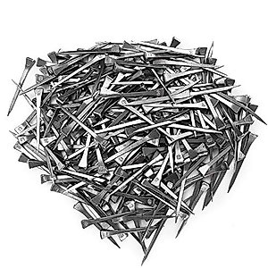 Horseshoe Nails, E6 250PCS Firmly Horse Tool Horse Hoof Nail with Good Elasticity Steel Hoof Peg Securing Accessory for Horse Training Equestrian Sports