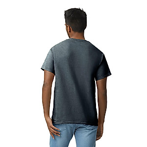 Gildan Adult Ultra Cotton T-Shirt, Style G2000, Multipack, Dark Heather (2-Pack), X-Large