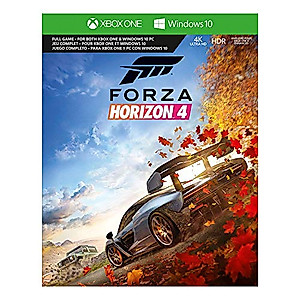 Microsoft Xbox One S 1TB/2TB Forza Horizon 4 Bonus Bundle: Forza Horizon 4, Xbox Wireless Controller, Xbox One S 4K HDR Console - White One S Gaming Console with 4K Blu-Ray Player