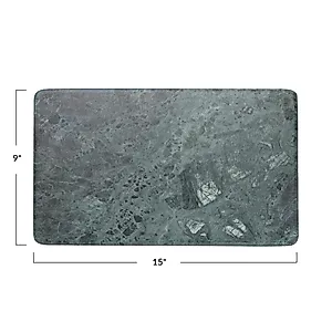 Bloomingville Marble Cheese Charcuterie or Cutting Board, Green