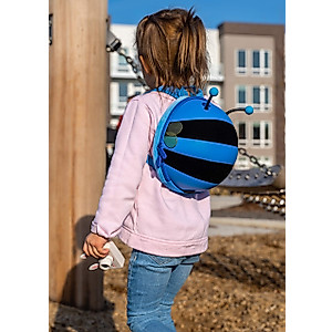 KIDDIETOTES Mini Bumblebee Backpack with Safety Harness for Kids, Toddlers, and Children - Perfect for Daycare, Preschool, and Pre-K