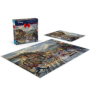 Ceaco - Thomas Kinkade - Disney - Holiday - Candy Cane Express - 1000 Piece Jigsaw Puzzle