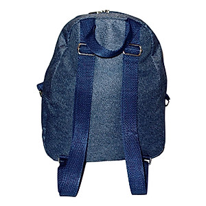 Small Mini 11 inch Fashion Backpack Purse Travel (Denim Blue)
