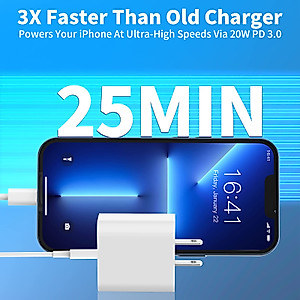 KASHIMURA 2 Pack 20W USB C Power Delivery Wall Charger