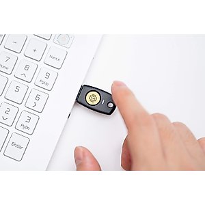 FIDO2 U2F Security Key Passkey Two-Factor Authentication (2FA) USB Key PIN+Touch (Non-Biometric) USB-A Type TrustKey T110